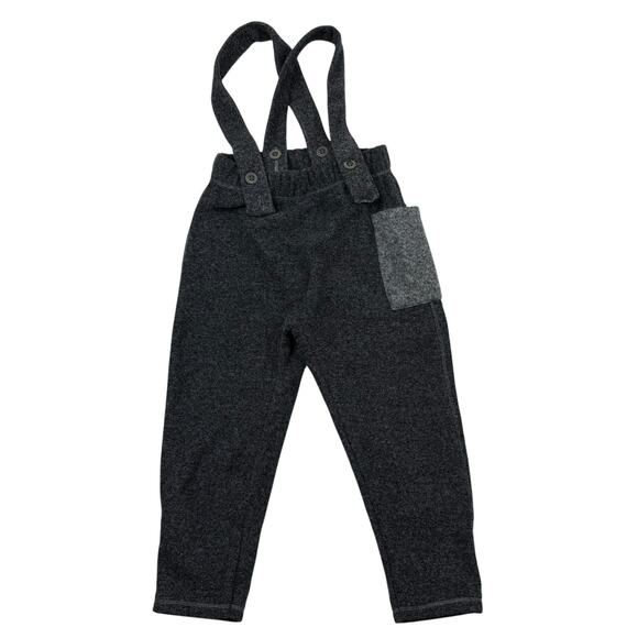 Zara | Bottoms | Zara Gray Suspender Pants | Poshmark